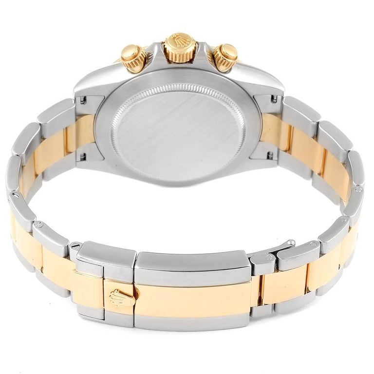 Rolex Daytona Steel 18k Yellow Gold Panda Dial Mens Watch 116523 For ...