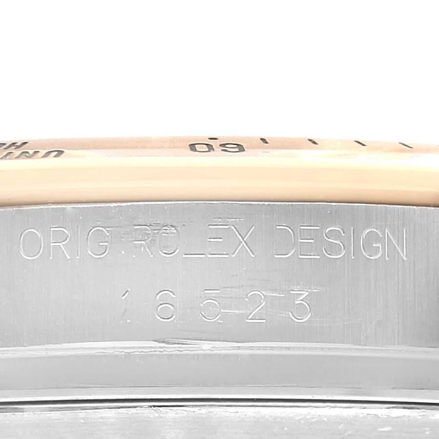 Rolex Daytona Steel Yellow Gold Inverted 6 Black Dial Mens Watch 16523 ...