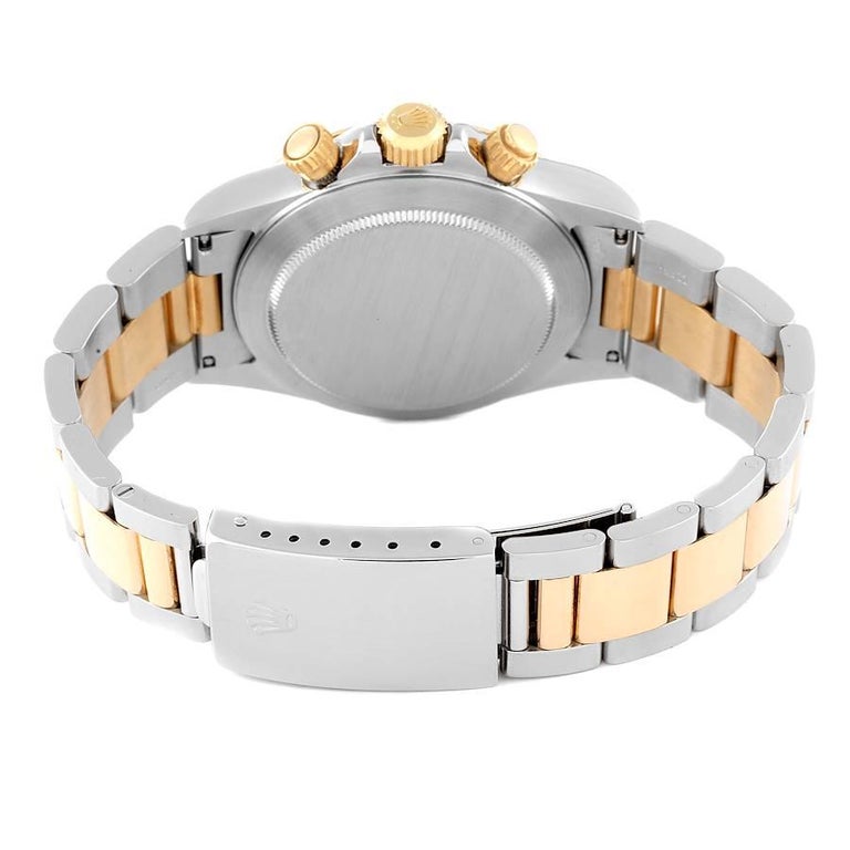 Rolex Daytona Steel Yellow Gold Inverted 6 Chronograph Mens Watch 16523 ...