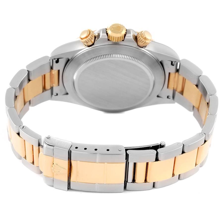 Rolex Daytona Steel Yellow Gold Inverted 6 Diamond Dial Mens Watch ...