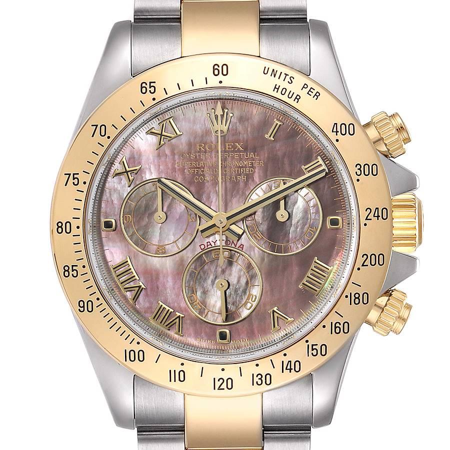 Rolex Daytona Diamond Chronograph 18 Karat Yellow Gold 116528 at 1stDibs