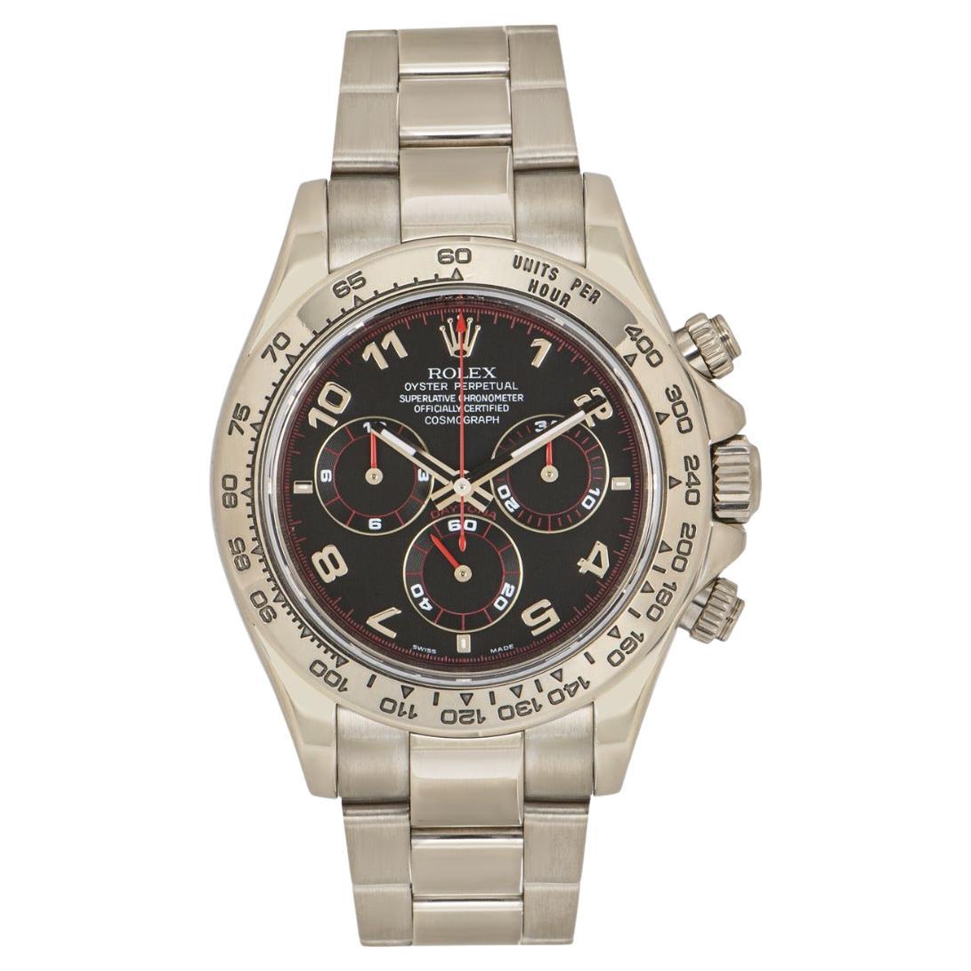 Rolex Daytona White Gold Racing Dial 116509 For Sale at 1stDibs