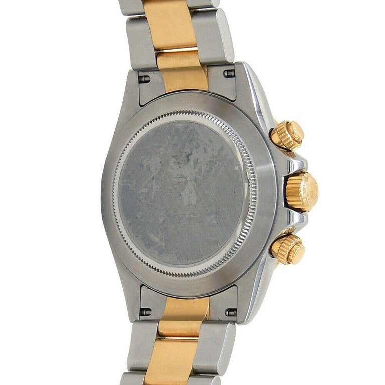 Rolex Daytona Z Serial 18k Yellow Gold and Stainless Steel Automatic ...