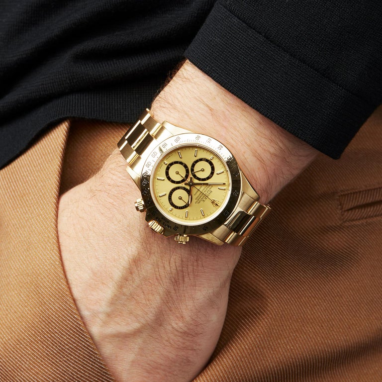 Rolex Daytona Zenith Inverted 6 Floating Cosmograph 200 Bezel Yellow ...