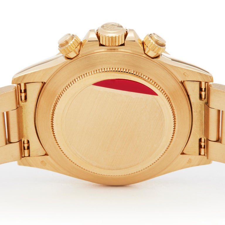 Rolex Daytona Zenith Inverted 6 Floating Cosmograph 200 Bezel Yellow ...