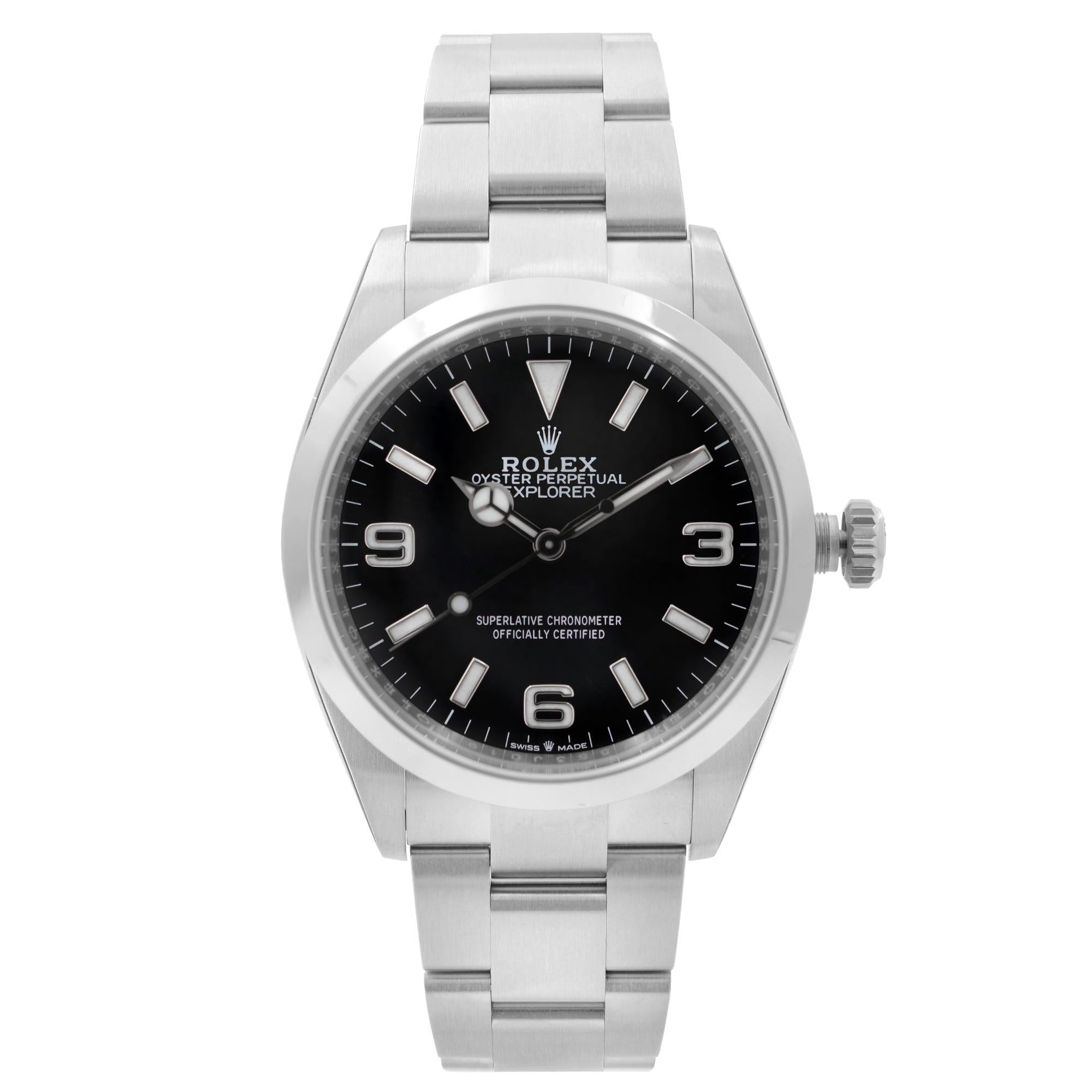 Rolex Explorer Silver Dial - 3 For Sale on 1stDibs