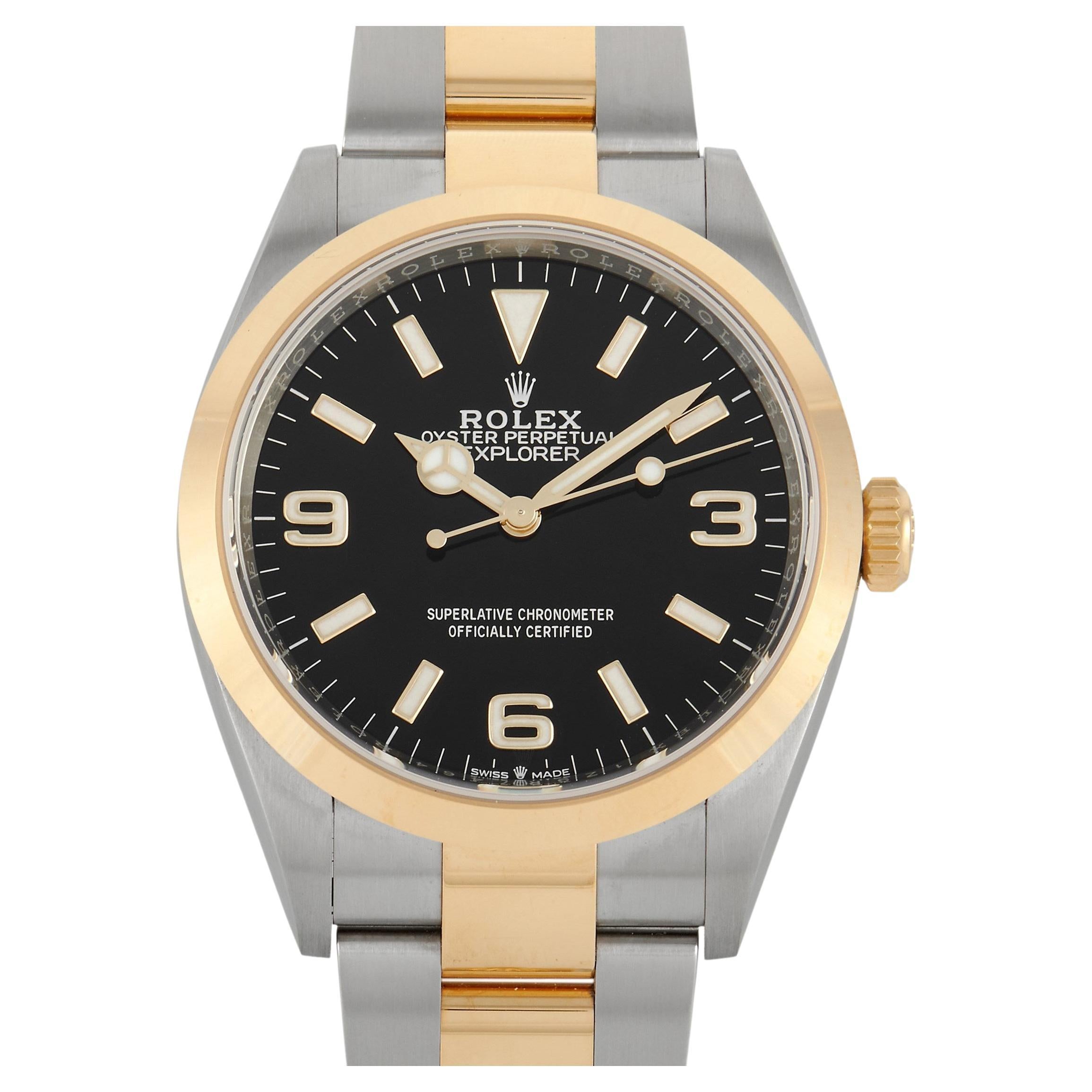 Rolex Explorer Chronometer Two-Tone Watch 124273-0001 For Sale at ...