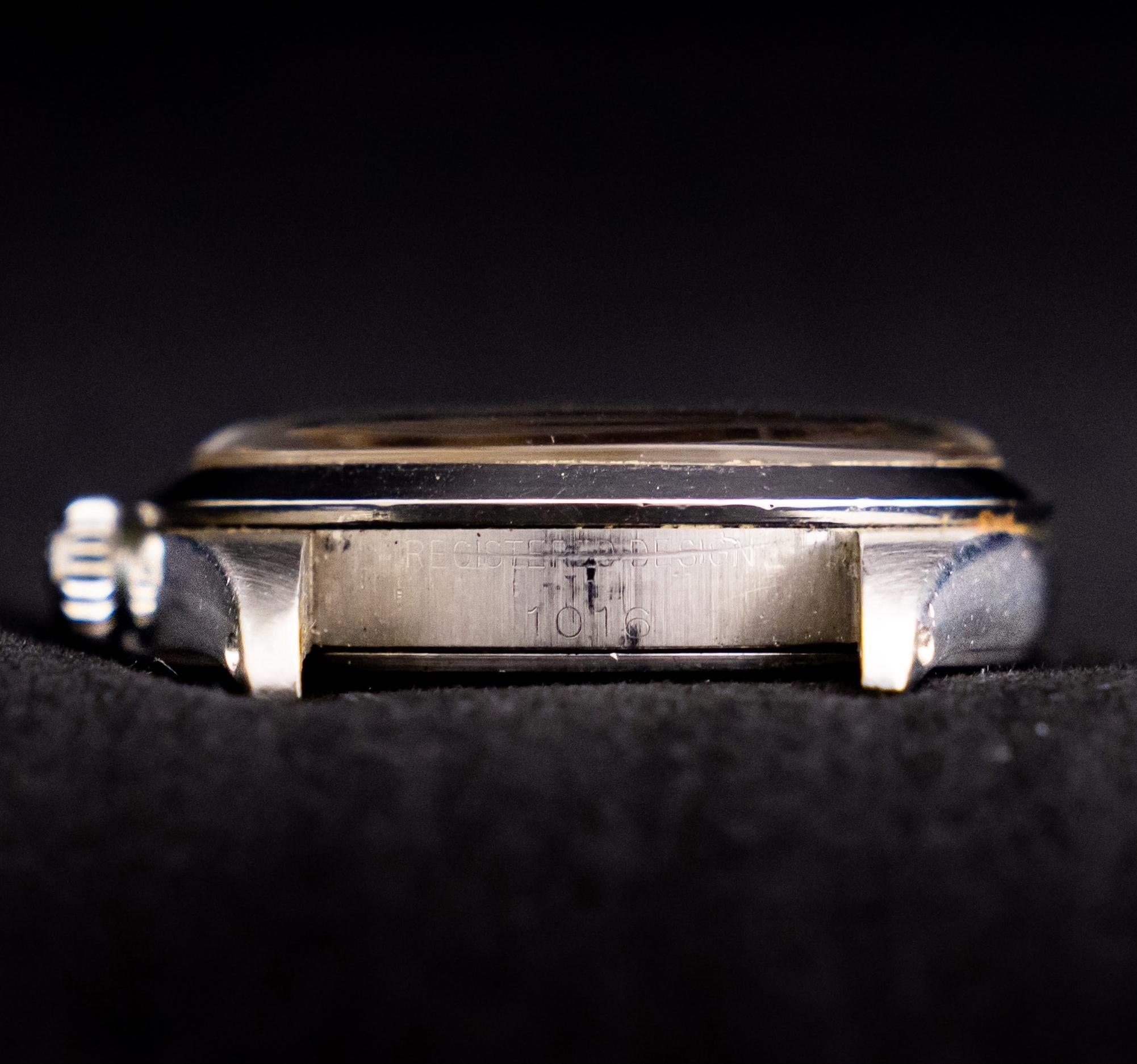 Rolex Explorer Gilt Tropical Dial 1016 Steel Automatic Watch with Paper ...