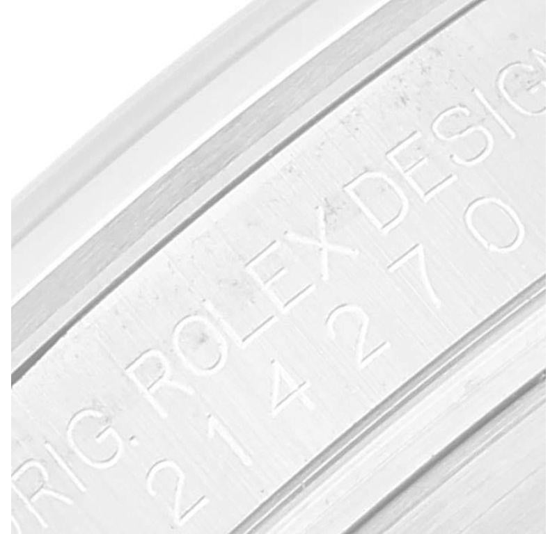 Rolex Explorer I Luminous Numerals Steel Mens Watch 214270 Box Card For ...