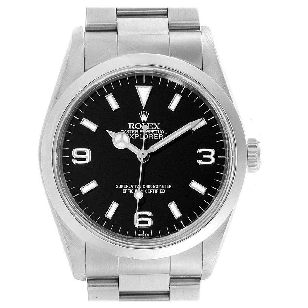 Rolex Explorer I Automatic Steel Men’s Watch 14270 For Sale at 1stdibs