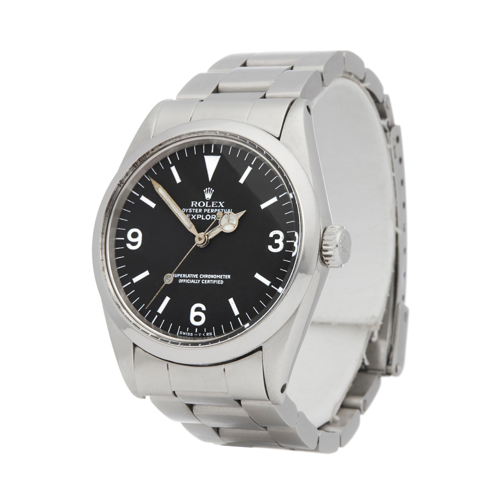 Rolex Explorer I Stainless Steel 1016 Vintage at 1stDibs | rolex 1016 ...