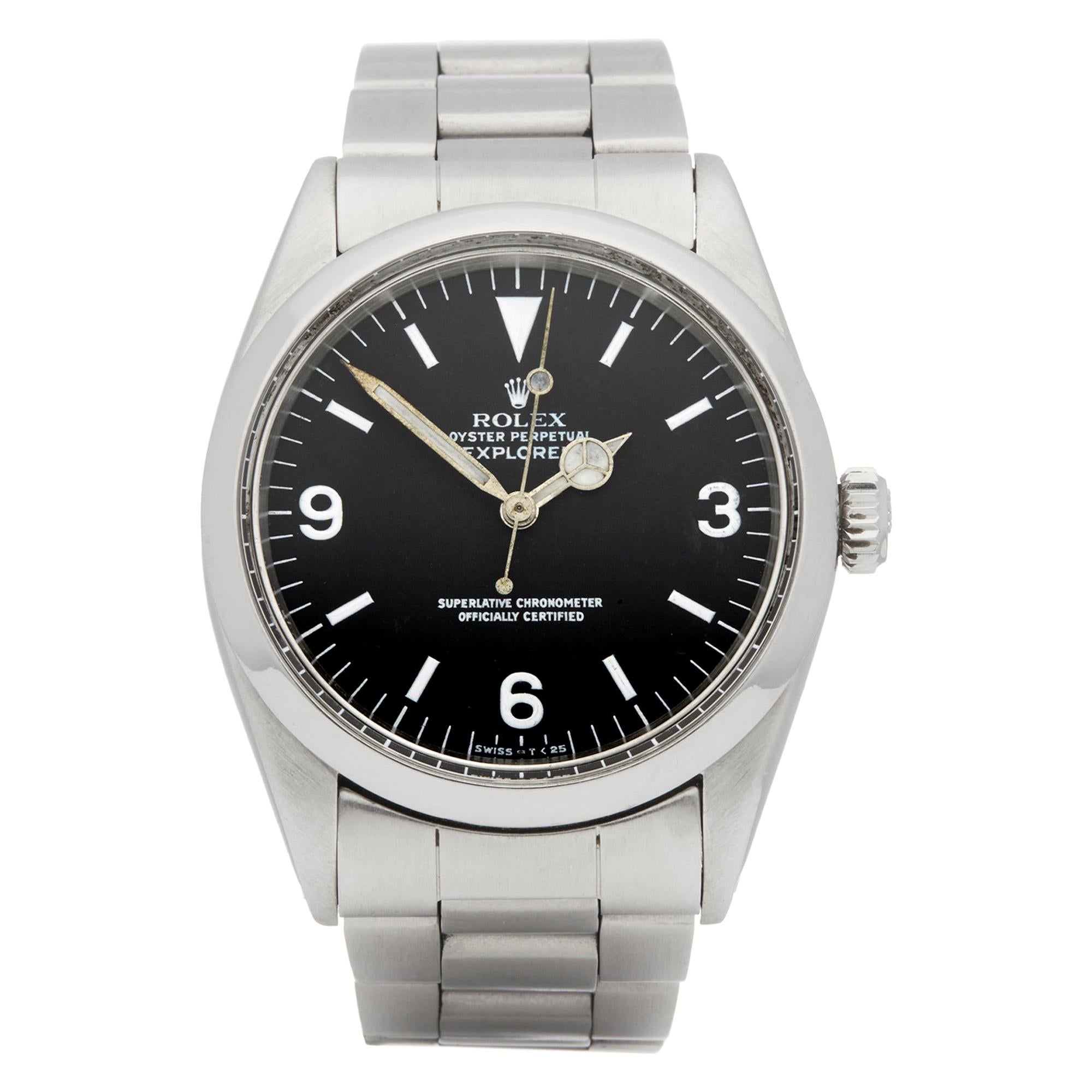 Rolex Explorer I Stainless Steel 1016 Vintage at 1stDibs | rolex 1016 ...