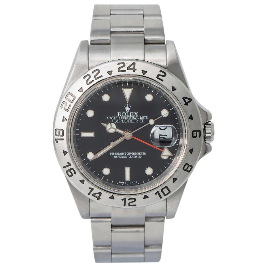 Rolex 16570 Explorer II Wristwatch at 1stDibs