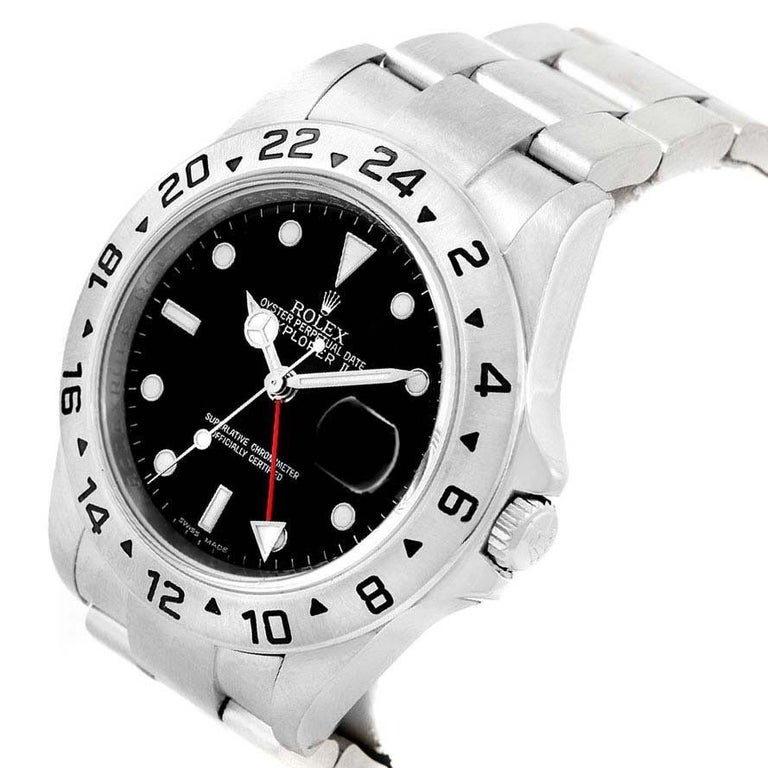 Rolex Explorer II 40 Parachrom Hairspring Steel Men's Watch 16570 For ...