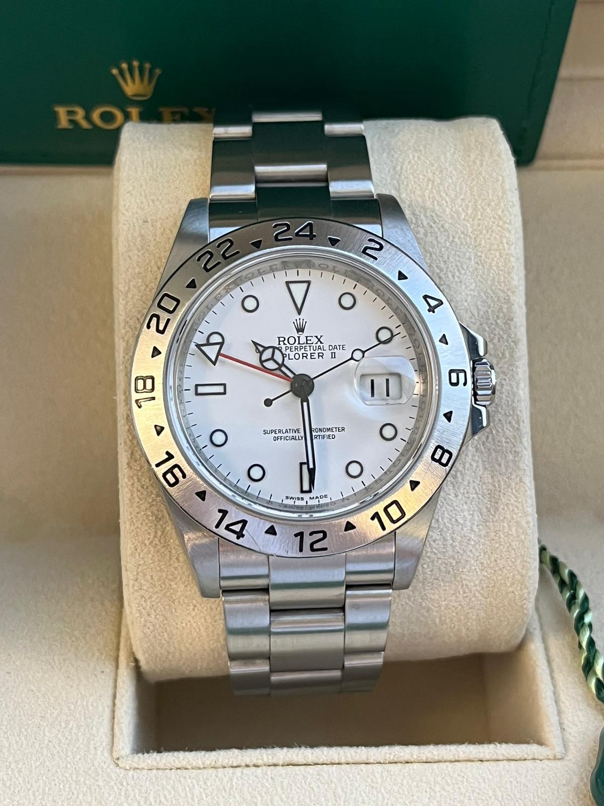 Rolex Explorer II Polar White Dial Stainless Steel Automatic Watch ...