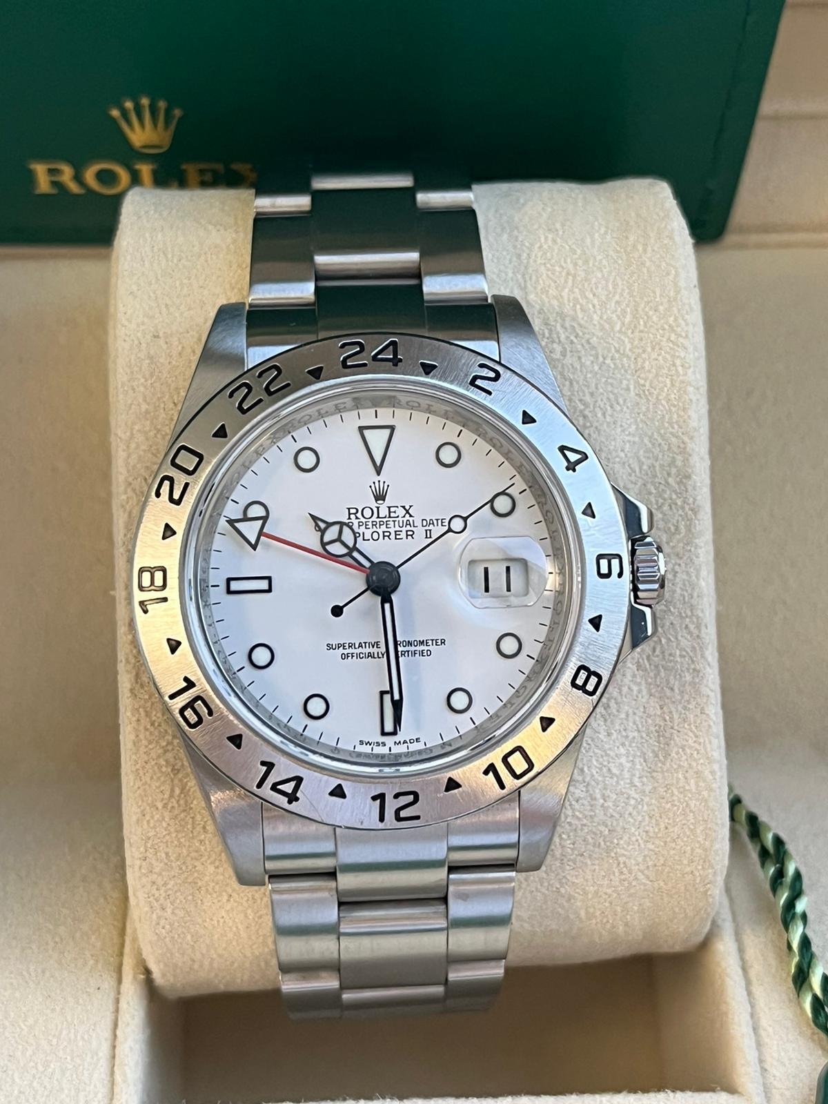 Rolex Explorer II Polar White Dial Stainless Steel Automatic Watch ...