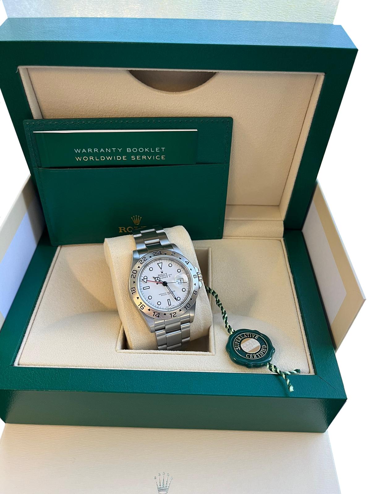 Rolex Explorer II Polar White Dial Stainless Steel Automatic Watch ...