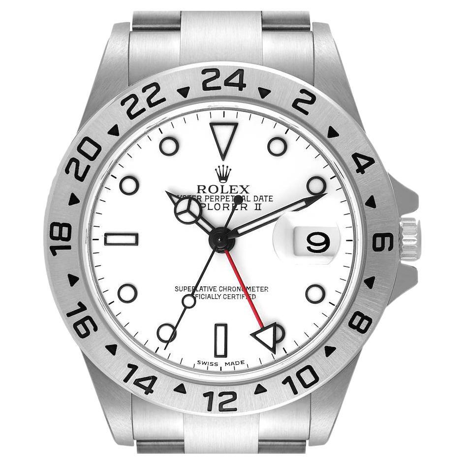 Rolex Explorer II 16550, White Dial, Certified and Warranty For Sale at ...