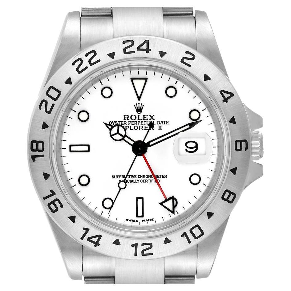 Rolex Explorer II 16550, Gold Dial, Certified and Warranty For Sale at ...