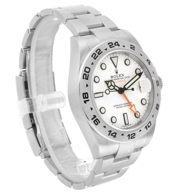 Rolex Explorer II 42 Automatic Steel Men's Watch 216570 Box Card For ...