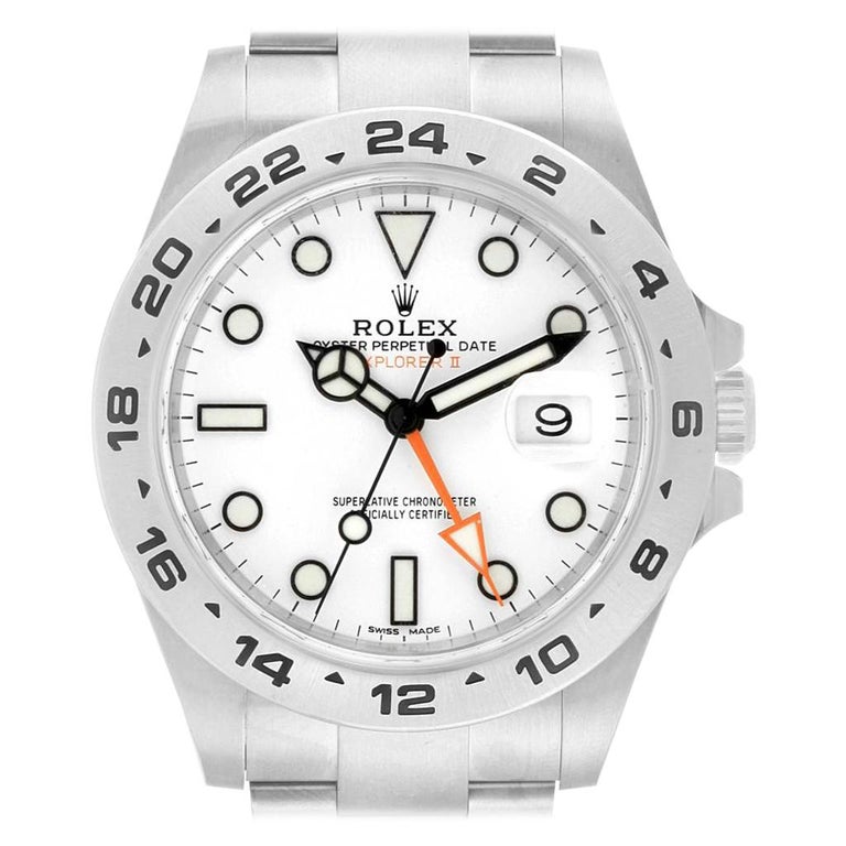 Rolex Explorer II 42 Automatic Steel Men's Watch 216570 Box Card For ...