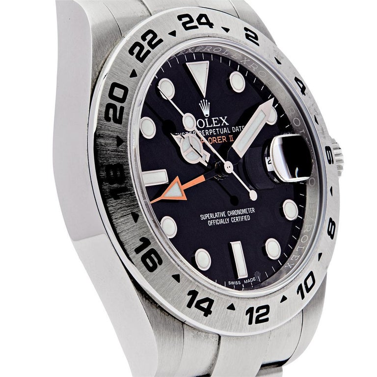 Rolex Explorer II 42 Stainless Steel Black Dial 216570, '2017' For Sale ...