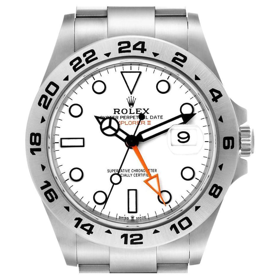 Rolex Explorer II Polar White Dial Steel Mens Watch 226570 Box Card For ...