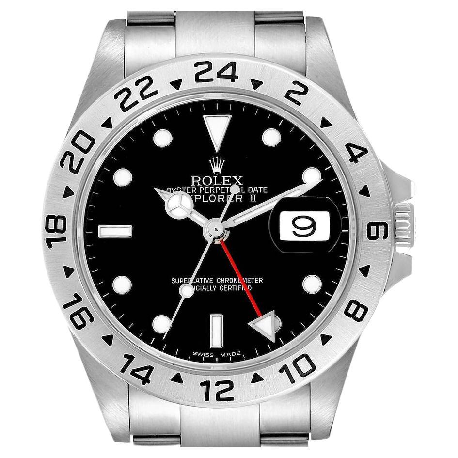 Rolex Explorer II GMT Steel Black Dial 1999 Automatic Men's Watch 16570 ...