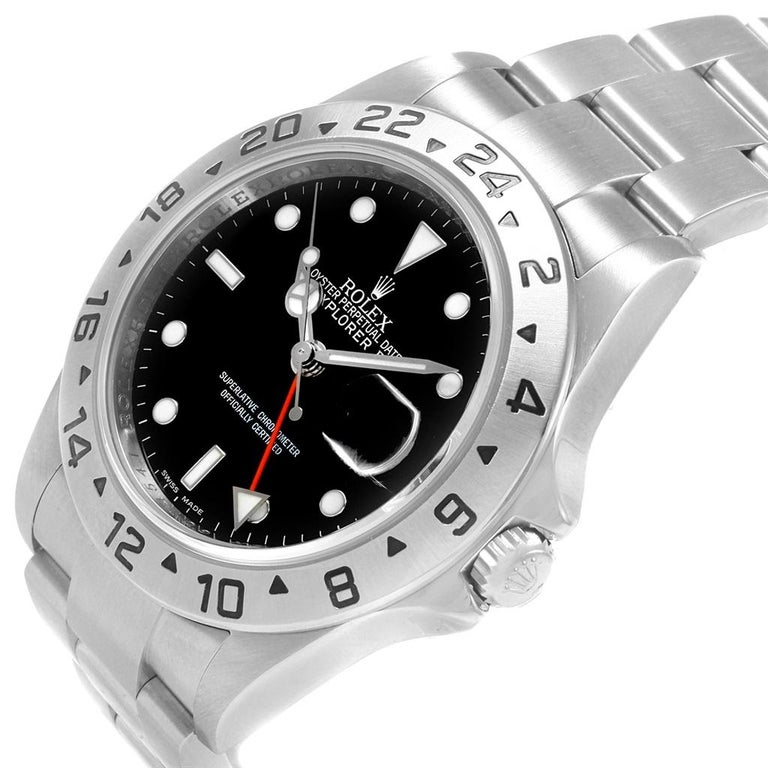 Rolex Explorer II Black Dial Parachrom Hairspring Steel Men's Watch ...
