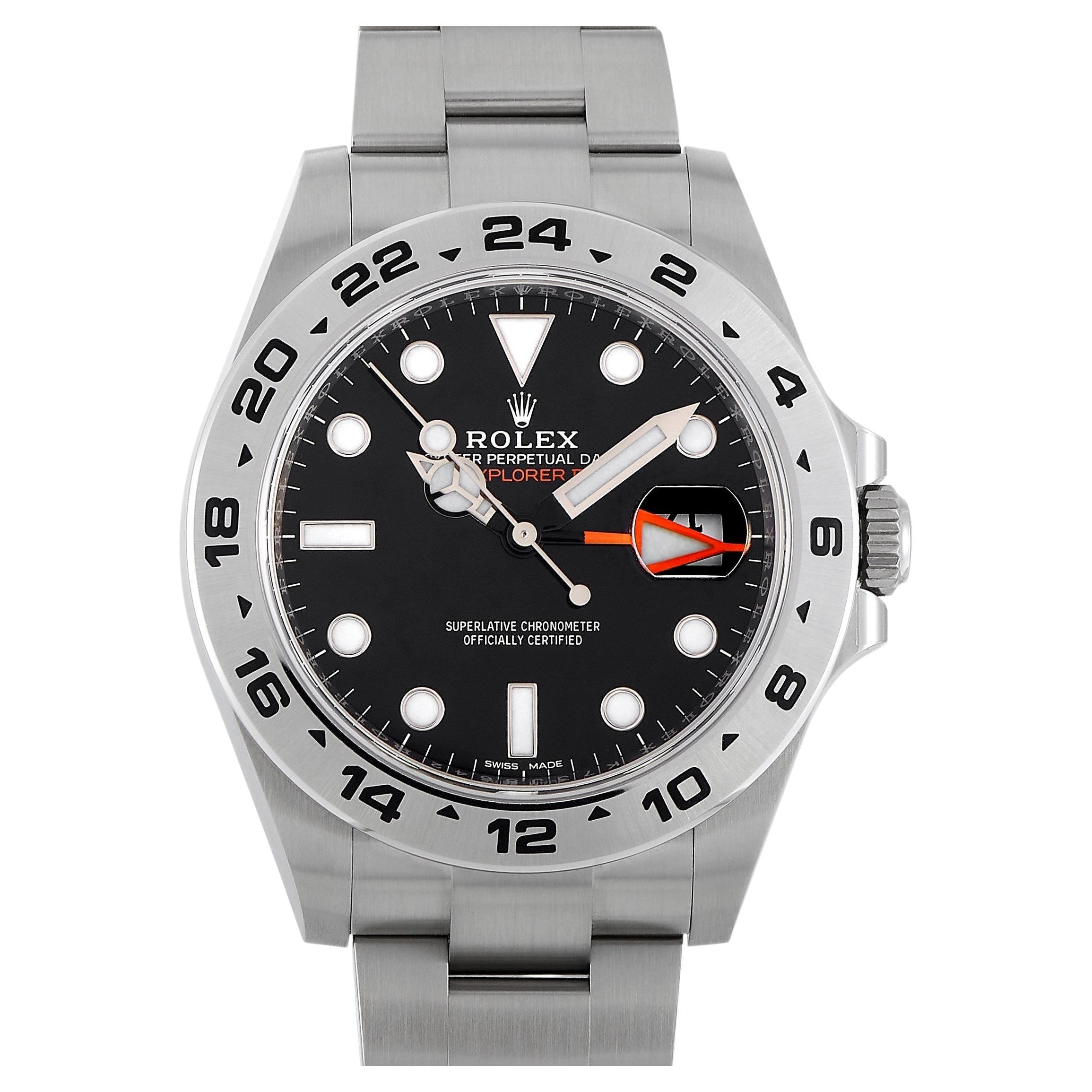 Rolex Explorer II 16550 Vintage Spider Rail Dial Automatic Watch For ...