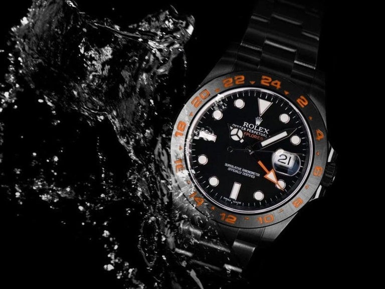 Rolex Explorer II Black PVD/DLC Coated Stainless Steel Watch For Sale ...