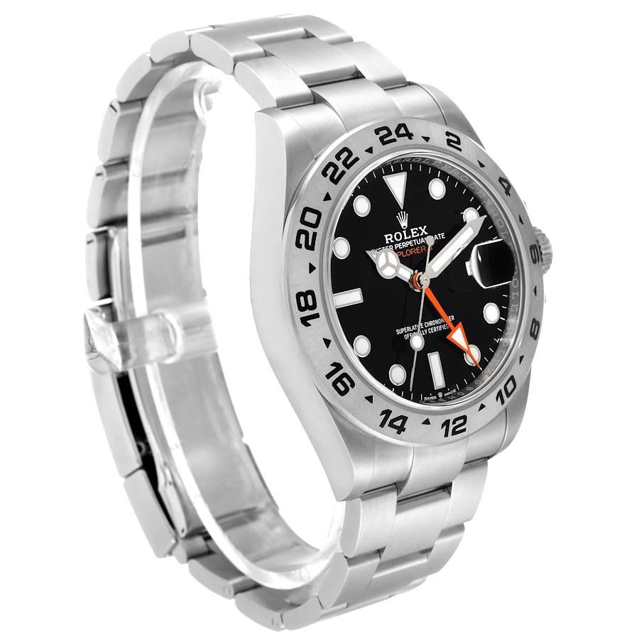 Rolex Explorer II GMT Black Dial Steel Mens Watch 226570 Box Papers For ...