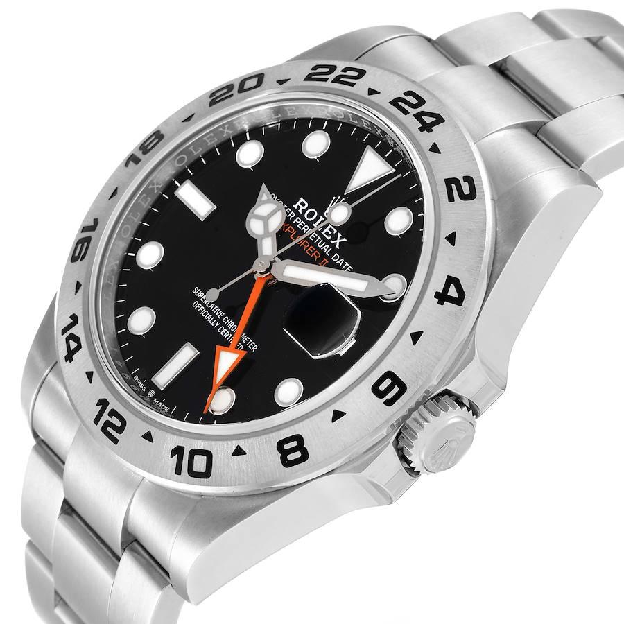 Rolex Explorer II GMT Black Dial Steel Mens Watch 226570 Box Papers For ...