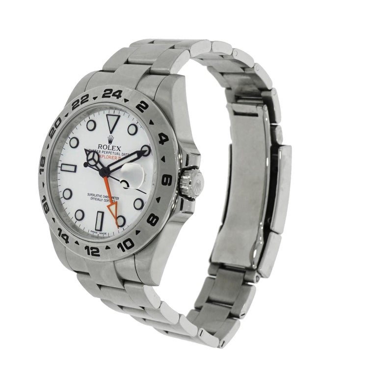 Rolex Explorer II Oyster Steel 216570 at 1stDibs