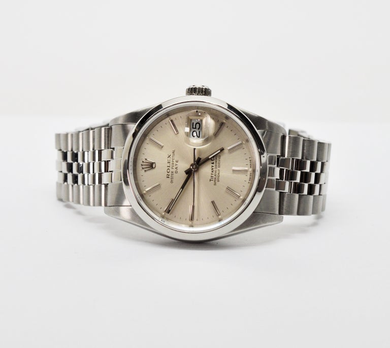 Rolex for Tiffany and Co. Model 15200 Wristwatch at 1stDibs