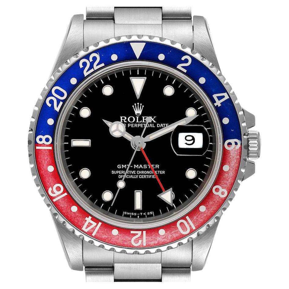 Rolex GMT Master Black Red Coke Bezel Men's Watch 16700 For Sale at 1stDibs