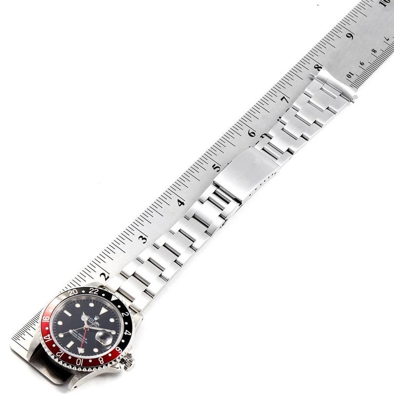 Rolex GMT Master Black Red Coke Bezel Men's Watch 16700 For Sale at 1stDibs