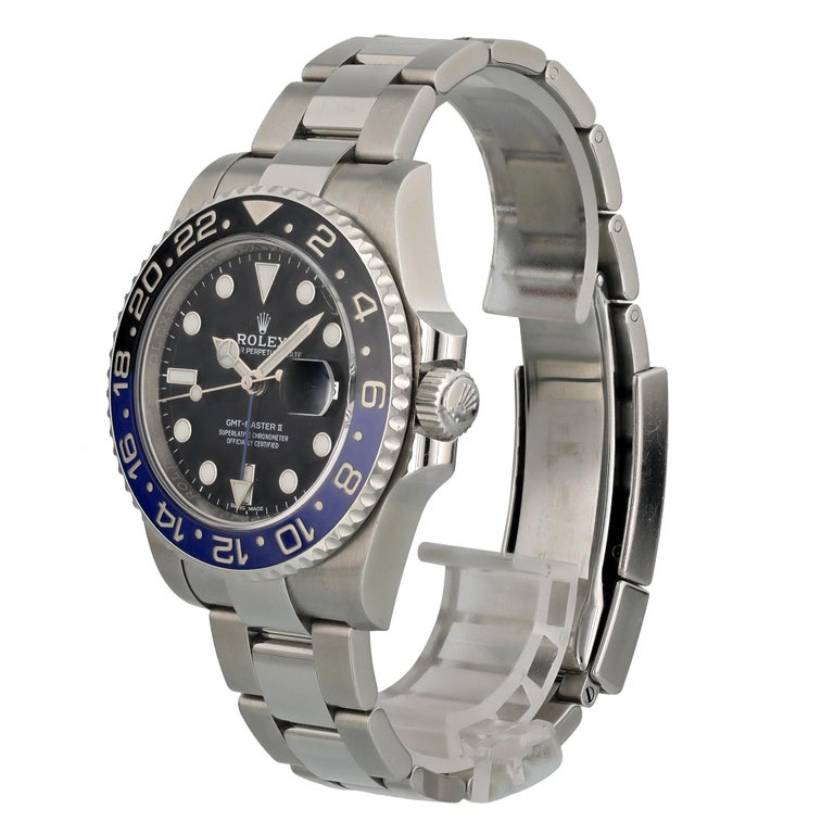 Rolex GMT Master II 116710 Batman Men's Watch at 1stDibs