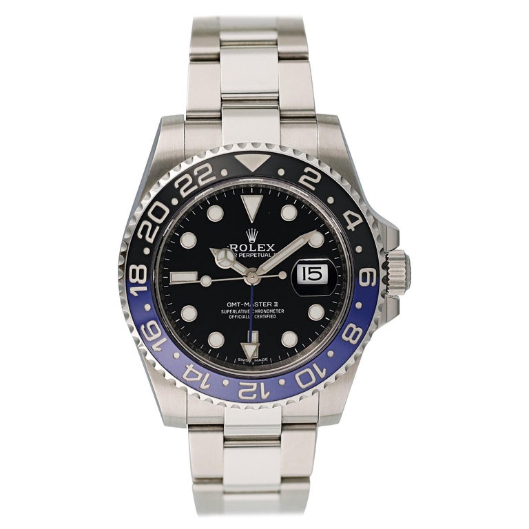 Rolex GMT Master II 116710 Batman Men's Watch at 1stDibs