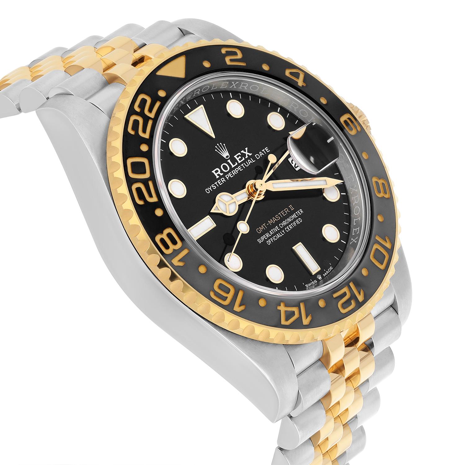 Rolex GMT-Master II 126713GRNR Bumblebee Gold and Stainless Steel ...