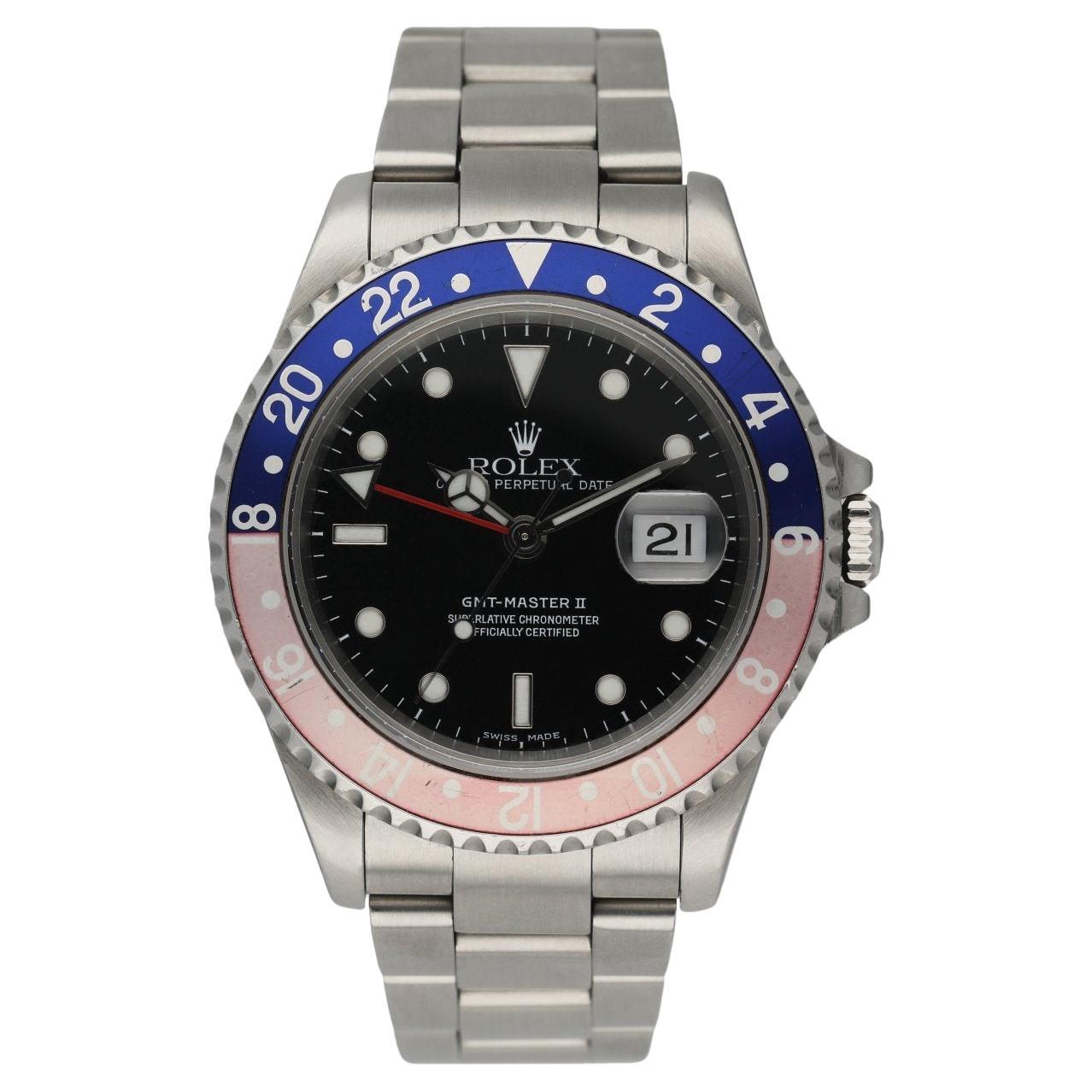 Rolex Stainless Steel GMT-Master Wristwatch with Bakelite Bezel Ref ...