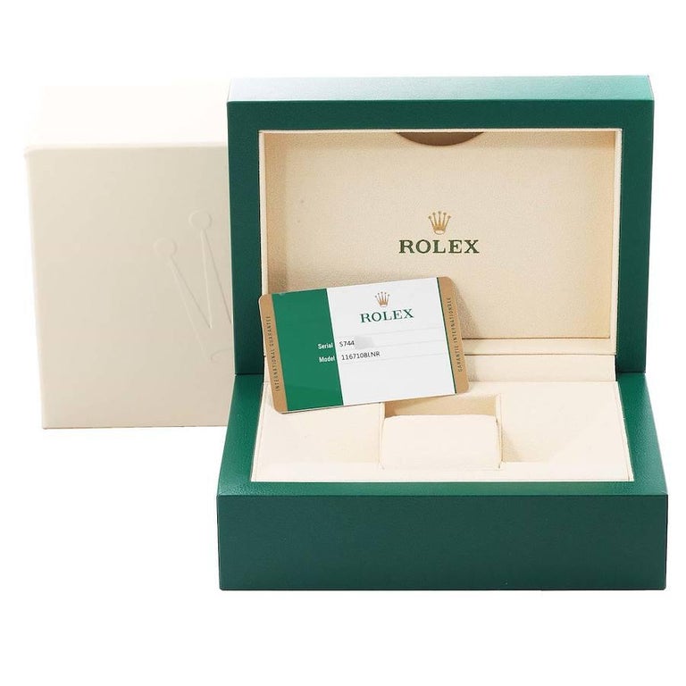 Rolex GMT Master II Batman Blue Black Ceramic Bezel Steel Watch 116710 ...