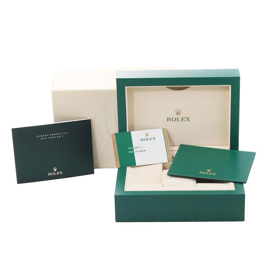 Rolex GMT Master II Batman Blue Black Ceramic Bezel Steel Watch 116710 ...