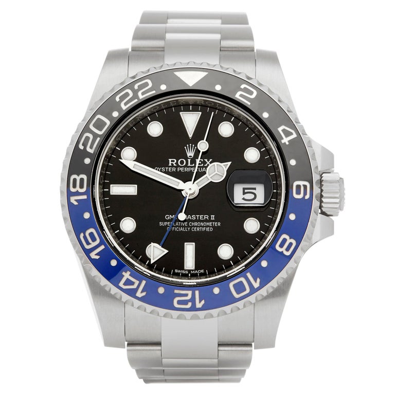 Rolex GMT-Master II Batman Stainless Steel 116710BLNR at 1stDibs