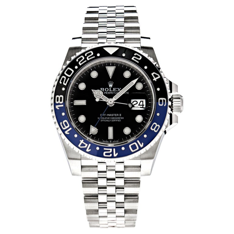 Rolex GMT-Master II Batman Stainless Steel Jubilee 126710BLNR, 'P2020 ...