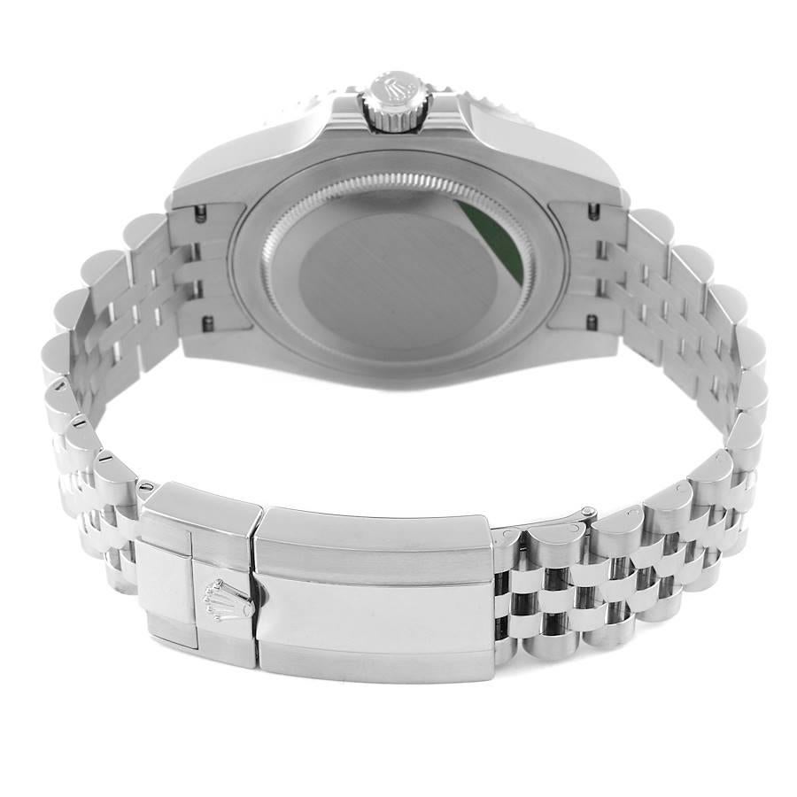 Rolex GMT Master II Black Blue Batgirl Bezel Steel Mens Watch 126710 ...