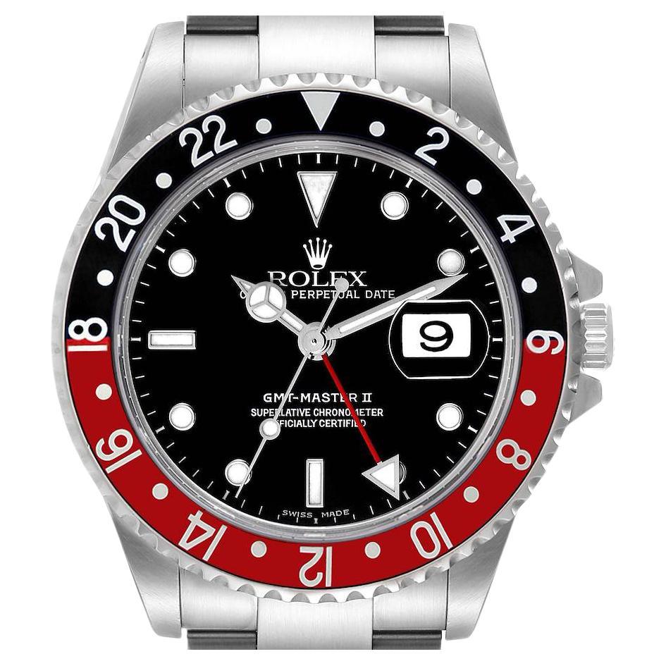 Rolex GMT-Master II Coke Rectangular Dial Stainless Steel 16710 at ...