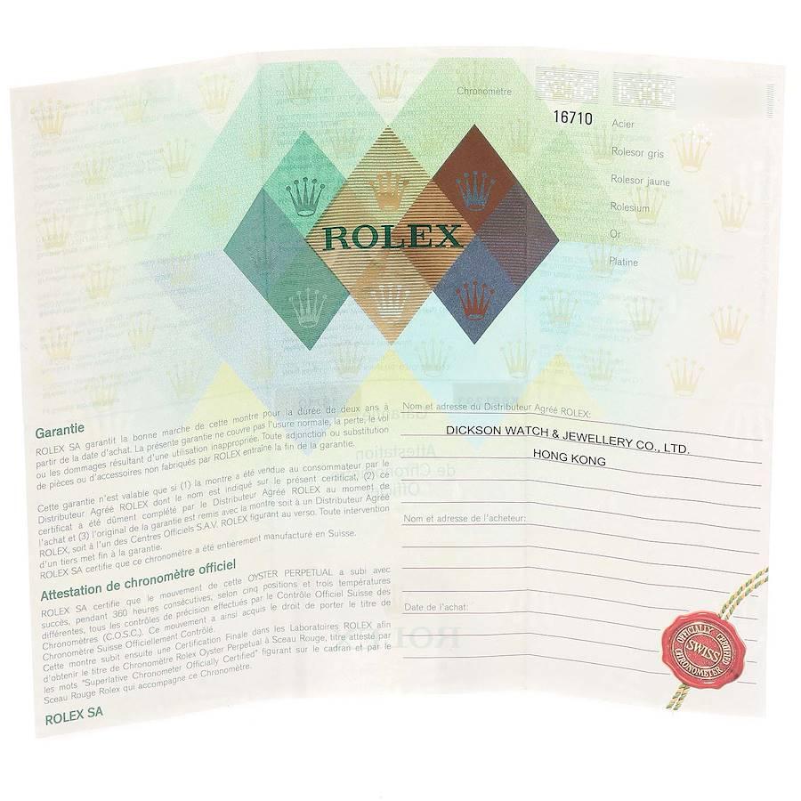 Rolex GMT Master II Blue Red Pepsi Bezel Steel Mens Watch 16710 Box ...