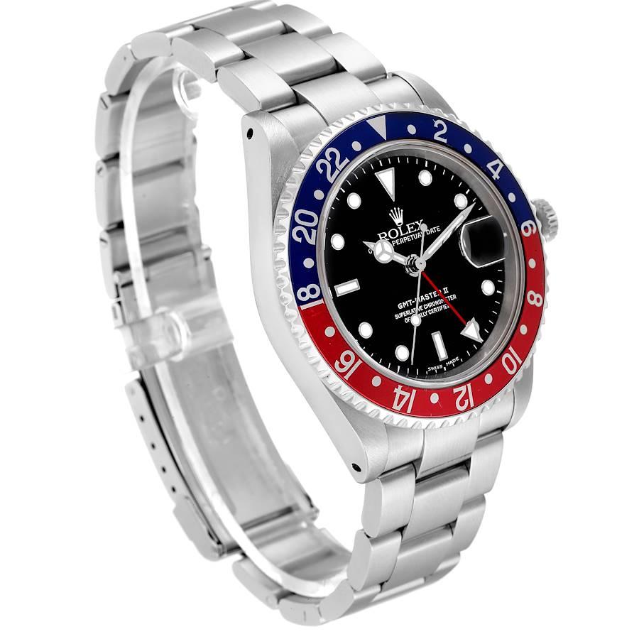 Rolex GMT Master II Azul Rojo Pepsi Bisel Acero Reloj Caballero 16710 ...