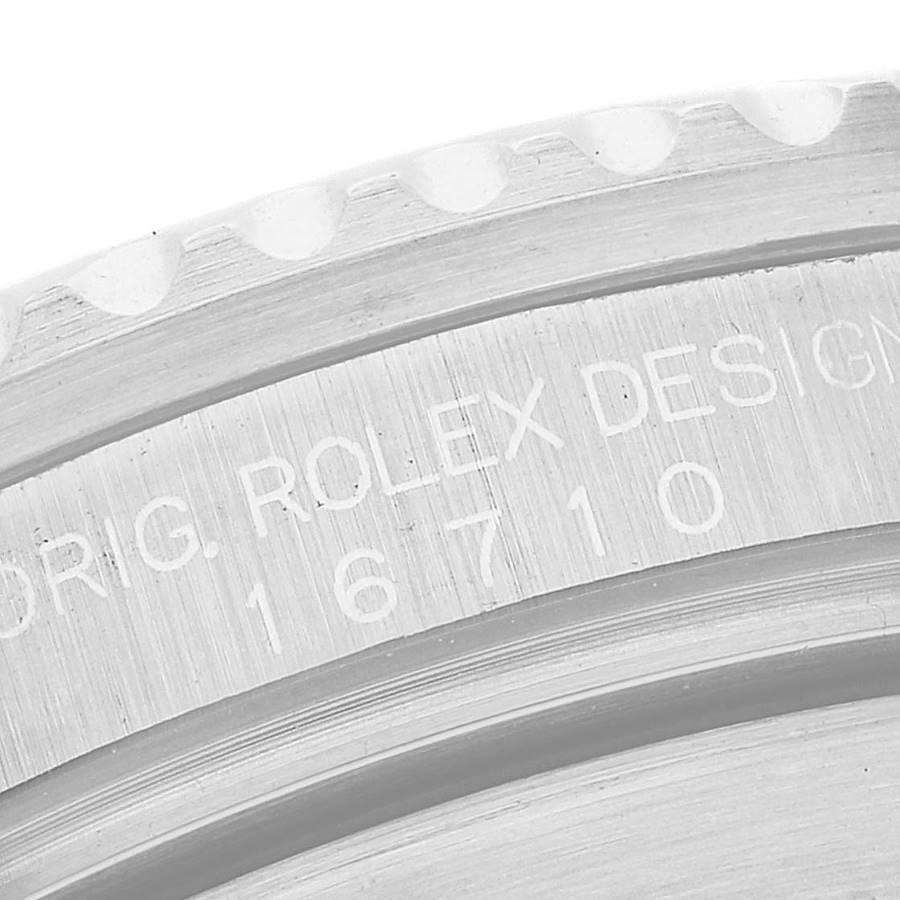 Rolex GMT Master II Blue Red Pepsi Bezel Steel Mens Watch 16710 Box ...